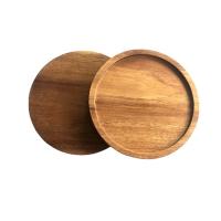 China 10cm Acacia Cup Holder Mat Made from 100% Natural Material for Classic Design Style for sale