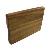 China Rectangle Acacia Wood Cutting Board with Handle Practical Multi-Purpose Chopping Board for sale