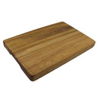 China Rectangle Acacia Wood Cutting Board with Handle Practical Multi-Purpose Chopping Board for sale
