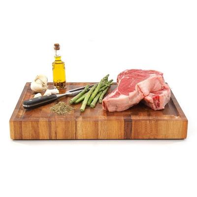 China Custom Logo Acceptable Wooden Plain Color Wood Cutting Board for Culinary Creations for sale