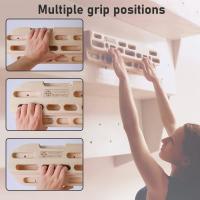 China Wooden Rock Climbing Hangboard Hand Grip Strengthener for Customized Athlete Training for sale