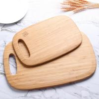 China Small Organic Bamboo Cheese Vegetables Cutting Board Trays 2 Piece Set for Kitchen for sale