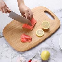 China Small Organic Bamboo Cheese Vegetables Cutting Board Trays 2 Piece Set for Kitchen for sale