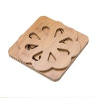 China Creative Bamboo Place-mat for Customized Painted Wood Plain Color Tea Cups and Bowls for sale