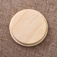 China Easy Open End Wooden Round Jar with Lids Color and Customized Logo for sale