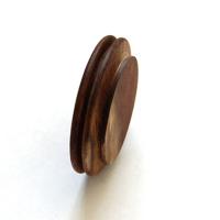 China Food Grade Acacia Wood Seal Lid for High Borosilicate Glass Storage Jar FSC Certified for sale