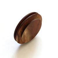 China Food Grade Acacia Wood Seal Lid for High Borosilicate Glass Storage Jar FSC Certified for sale