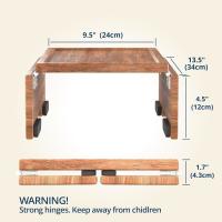 China Double Tier Armrest Tray for Couch Sofa Chair Keep Your Items Within Arm's Reach for sale