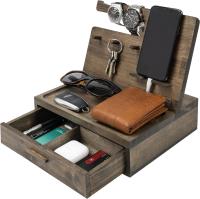 China Double Tier Bedside Table Organizer for High Quantity Storage of Cellphone Accessories for sale