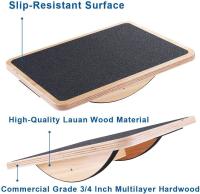 China PLYWOOD Wooden Balance Board Rocker Board Improve Your Balance and Core Strength at Work for sale