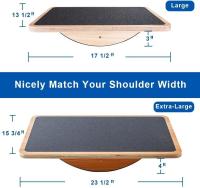 China PLYWOOD Wooden Balance Board Rocker Board Improve Your Balance and Core Strength at Work for sale