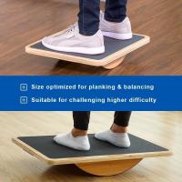 China PLYWOOD Wooden Balance Board Rocker Board Improve Your Balance and Core Strength at Work for sale