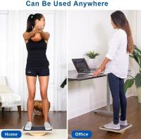 China PLYWOOD Wooden Balance Board Rocker Board Improve Your Balance and Core Strength at Work for sale