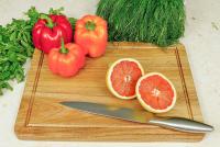 China All-Season Wooden Chopping Cutting Board Kitchen Food and Vegetable Oil Plain Color for sale