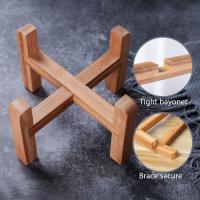 China Wood Stand Adjustable Solid Wood Pet Cat Dog Food Bowl Pet Feeders with NO Time Setting for sale