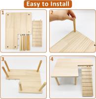 China Hamster Standing Platform Exercise Toy Cage Accessories with Push-up Closure Type for sale