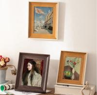 China Solid Wood Photo Frame for Wall Picture Print Frame Cadre Photo in Customized Color for sale