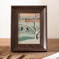 China Solid Wood Photo Frame for Wall Picture Print Frame Cadre Photo in Customized Color for sale
