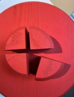 China Custom Pine Wood Base for Home Decoration Holding Kitchen Appliance Exhibition Base for sale