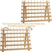 China Wooden Thread Rack for Organizing Embroidery Quilting and Sewing Threads in Living Room for sale