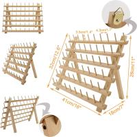 China Wooden Thread Rack for Organizing Embroidery Quilting and Sewing Threads in Living Room for sale