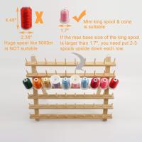 China Wooden Thread Rack for Organizing Embroidery Quilting and Sewing Threads in Living Room for sale
