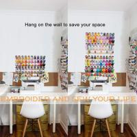 China Wooden Thread Rack for Organizing Embroidery Quilting and Sewing Threads in Living Room for sale