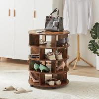 China Stylish 4-Tier Rotating Shoe Rack for All-Season Shoes in Entryway Living Room Hallway for sale