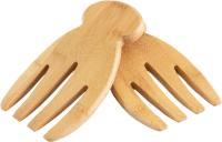 China Set of 2 Bamboo Wood Salad Hands Perfect for Tossing and Serving Salad Pasta and More for sale
