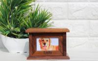 China Pet Caskets Urns Wooden Keepsake Box for Lovingly Storing Ashes of Beloved Dog or Cat for sale