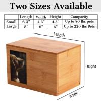 China Wooden Pet Memorial Keepsake Urns for Dogs Ashes Small Animals Ashes Personalized for sale