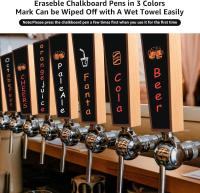 China Customizable Chalkboard Beer Tap Handles for Bars and Restaurants Logo Included for sale