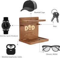 China Wooden Plain Color Hat Display Stand for Home Office Organizer and Dad Birthday Gifts for sale