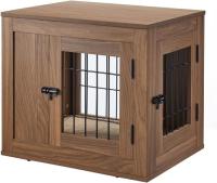 China Wooden Furniture Style Dog Cage Modern Decorative Custom Pet House Side Table Nightstand for sale