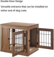 China Wooden Furniture Style Dog Cage Modern Decorative Custom Pet House Side Table Nightstand for sale