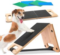 China Fear-Free Dog Nail Care Space-Saving Scratch Pad with Custom Logo and Adjustable Design for sale