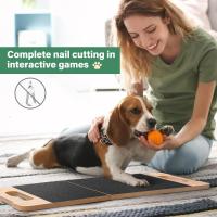 China Fear-Free Dog Nail Care Space-Saving Scratch Pad with Custom Logo and Adjustable Design for sale