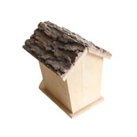 China Outdoor Garden Decor Wooden Bird House with Birds in Mind and Breathable Materials for sale
