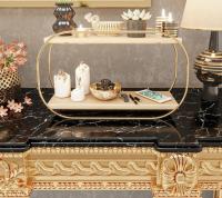 China Bathroom Shelf Wooden Vanity Tray Countertop Organizer for Makeup Perfume Storage for sale