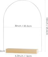 China As Your Request Acrylic Drink Bar List Wedding Sign with Wood Stand Personalized for sale