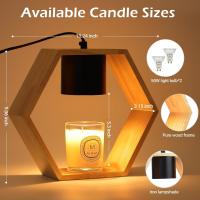 China Modern Rustic Brown Wooden Pillar Candle Holders for Home Decor 3