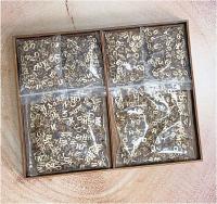 China Two Fonts Tiny Wooden Letters for Scrapbooking Crafts Decoration Carving Type Engraving for sale