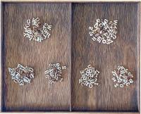 China Two Fonts Tiny Wooden Letters for Scrapbooking Crafts Decoration Carving Type Engraving for sale