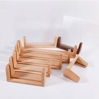 China Postcard Card Wood Base Desktop Calendar Stand for Home Office Hotel Restaurant Car Bar for sale