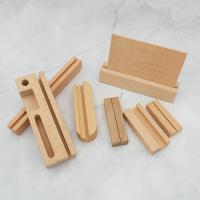 China Postcard Card Wood Base Desktop Calendar Stand for Home Office Hotel Restaurant Car Bar for sale