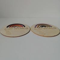 China Create a Memorable Nursery with These Wooden 3D Rainbow Milestone Cards from Europe for sale