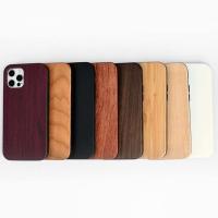 China OEM/ODM Order Accepted Wood Back Cover Phone Case in Natural Color with Custom Logo for sale