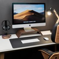 China Wooden Computer Display LCD Monitor Stand with Ergonomic Design and Wooden Material for sale