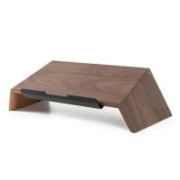 China Custom Size Wooden Laptop Stand Ergonomic Holder for Office Desk Accessory for sale
