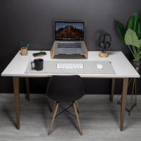 China Custom Size Wooden Laptop Stand Ergonomic Holder for Office Desk Accessory for sale